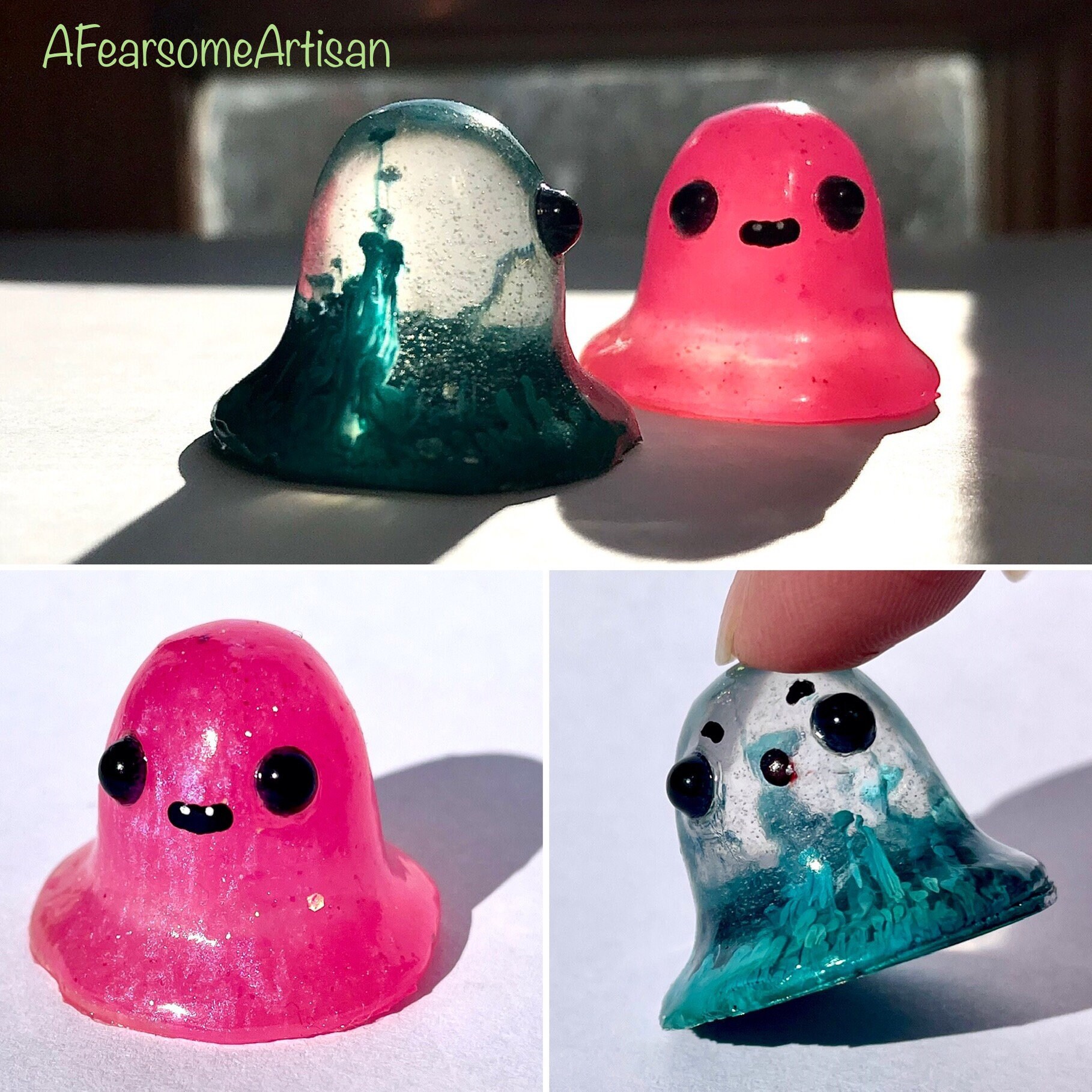 Custom Slime Buddy Figure Handmade Resin Creature - Etsy