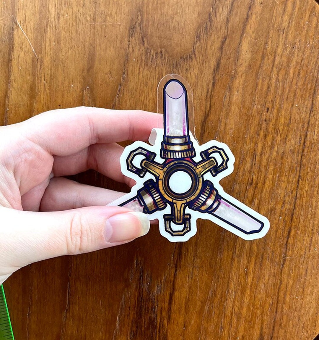 Dishonored 2 Bone Charm Transparent Vinyl Sticker - Etsy