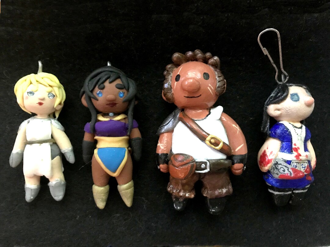 Custom Mini Figurine Commission Personalized Polymer Clay Character ...