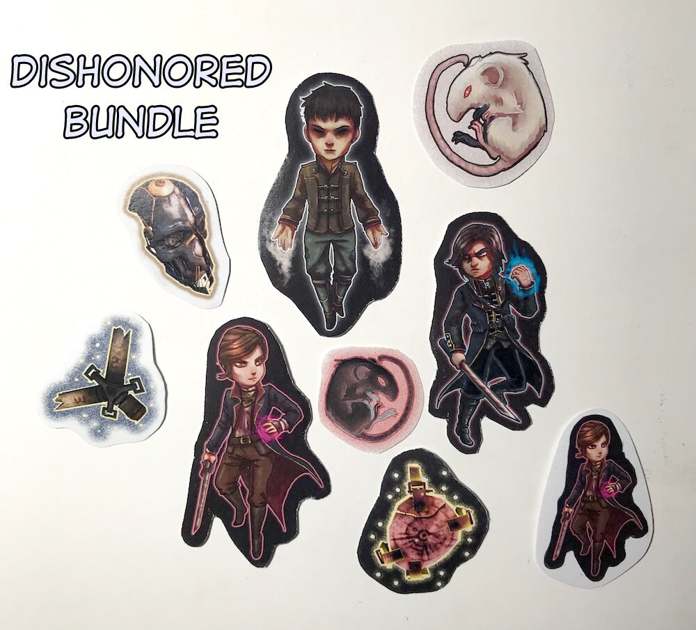 Dishonored Sticker Set | Etsy