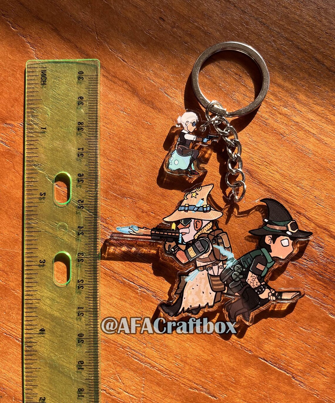 Tactical Breach Wizards - Inspired Jen & Zan Double Sided Acrylic Charm ...