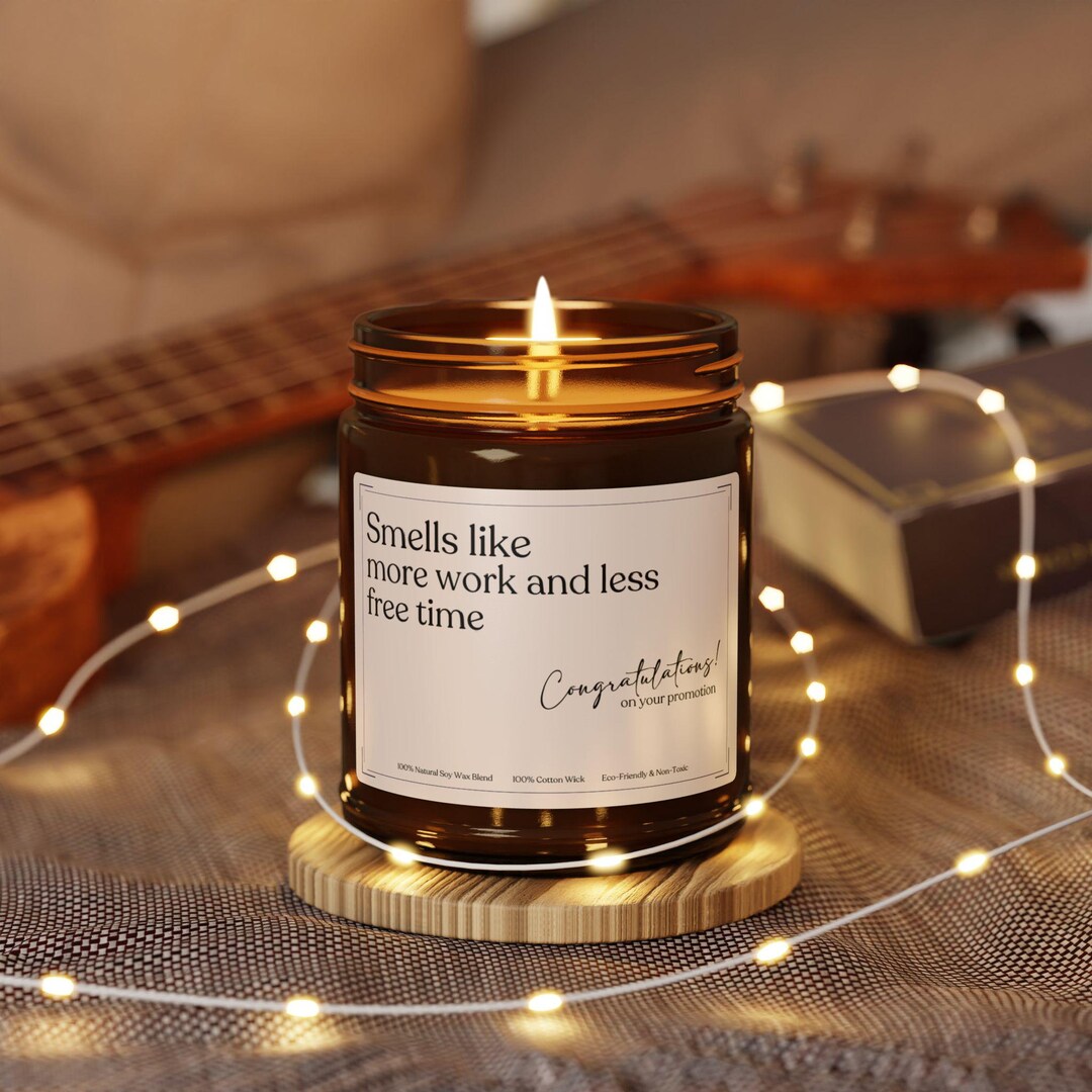 Smells Like More Work and Less Free Time Candle, Promotion Gift, Funny ...