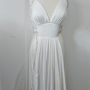 Wedding Gown, Silky Satin Form Fitting, Fully Lined Dress, Size 10 - Etsy