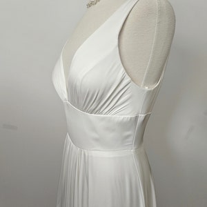 Wedding Gown, Silky Satin Form Fitting, Fully Lined Dress, Size 10 - Etsy