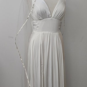 Wedding Gown, Silky Satin Form Fitting, Fully Lined Dress, Size 10 - Etsy