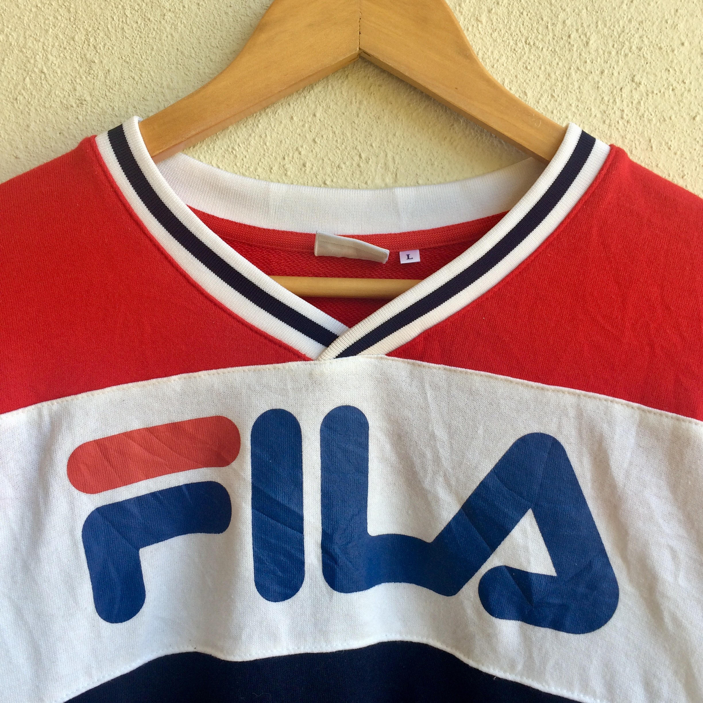 Rare Vintage FILA BIG LOGO Printed Stripe Multicolour - Etsy