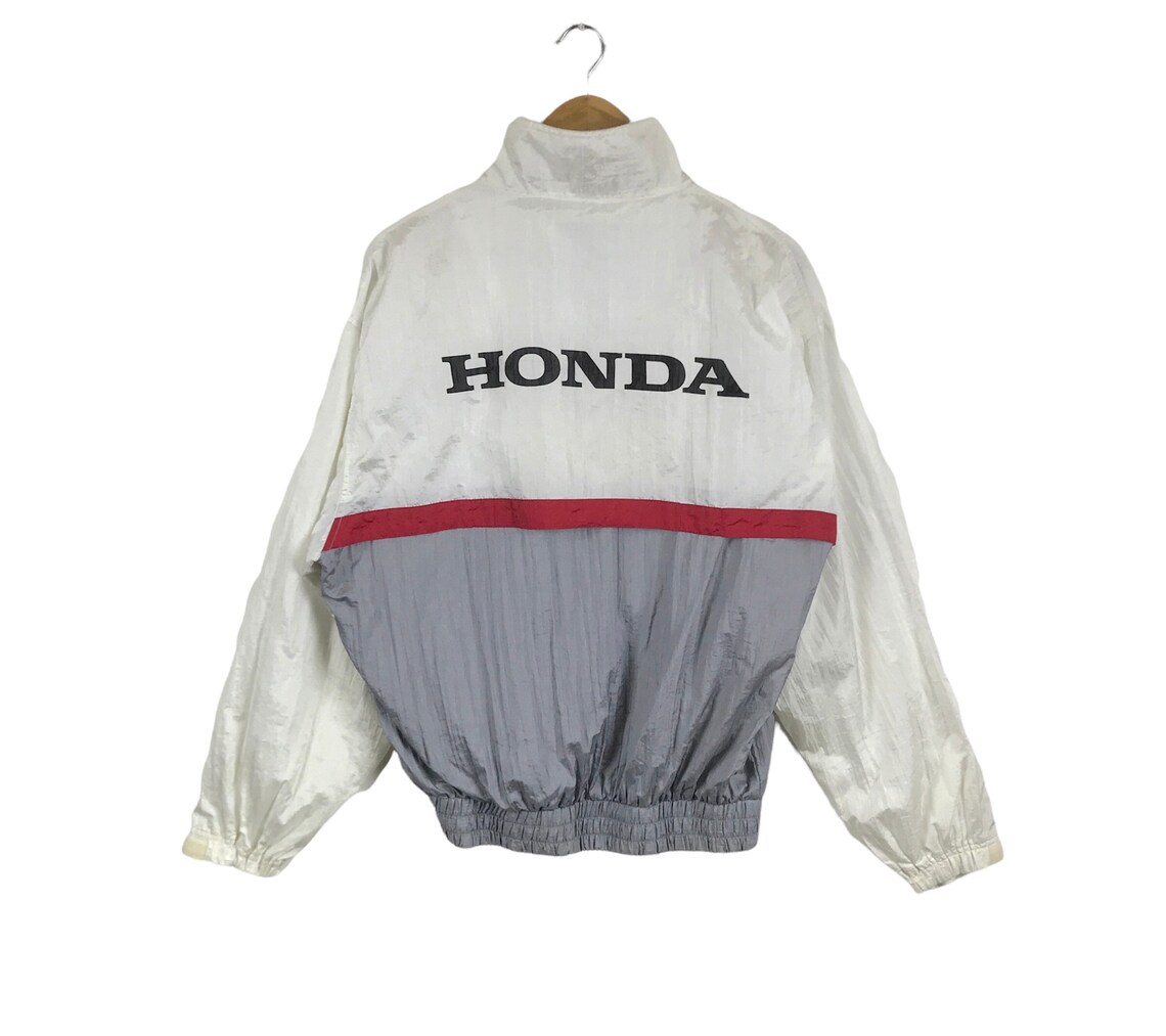 Racing Jacket!!! Vintage HONDA RACING TEAM Bomber Light Windbreaker ...