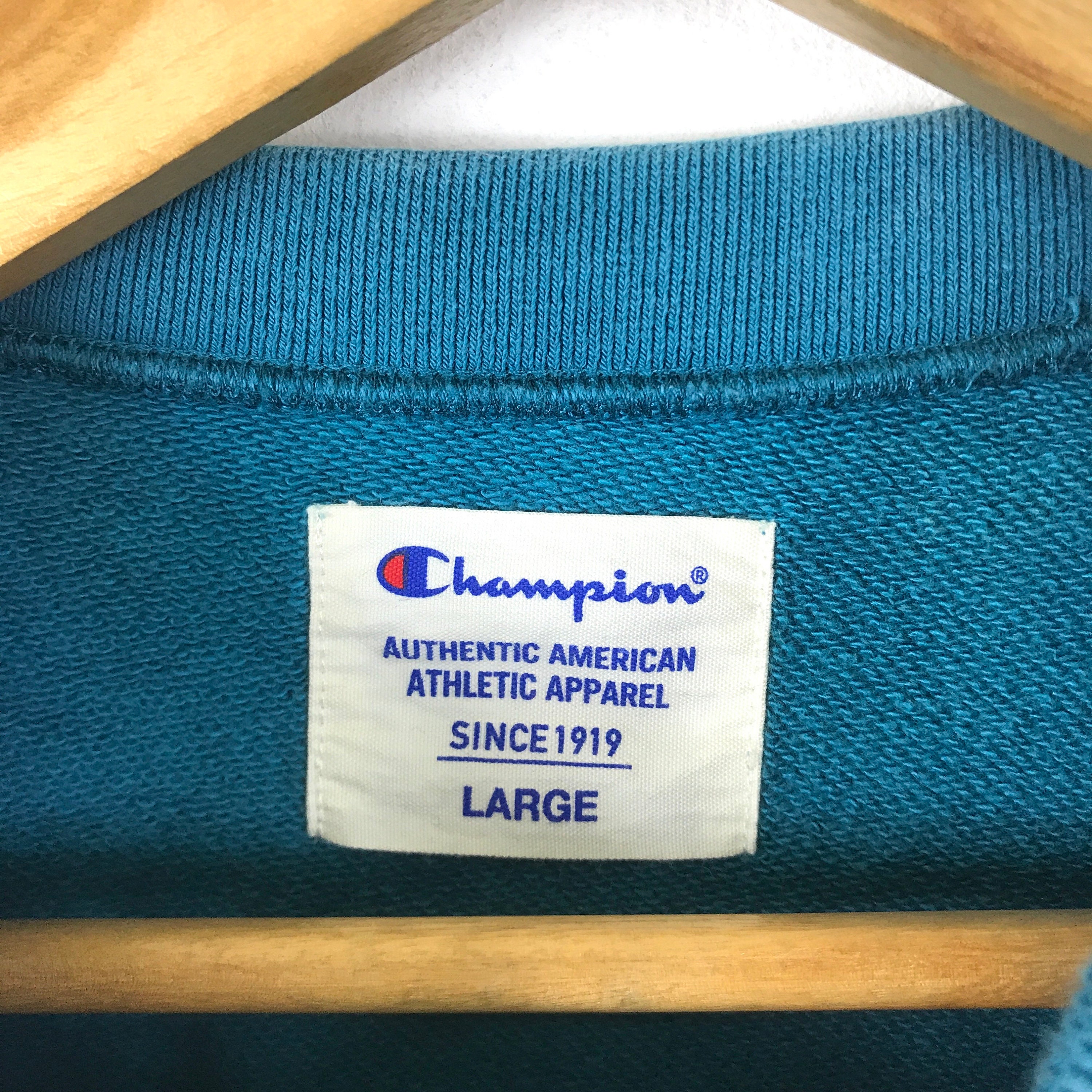 Rare!!! Vintage CHAMPION AUTHENTIC AMERICAN Athletic Apparel Small Logo ...