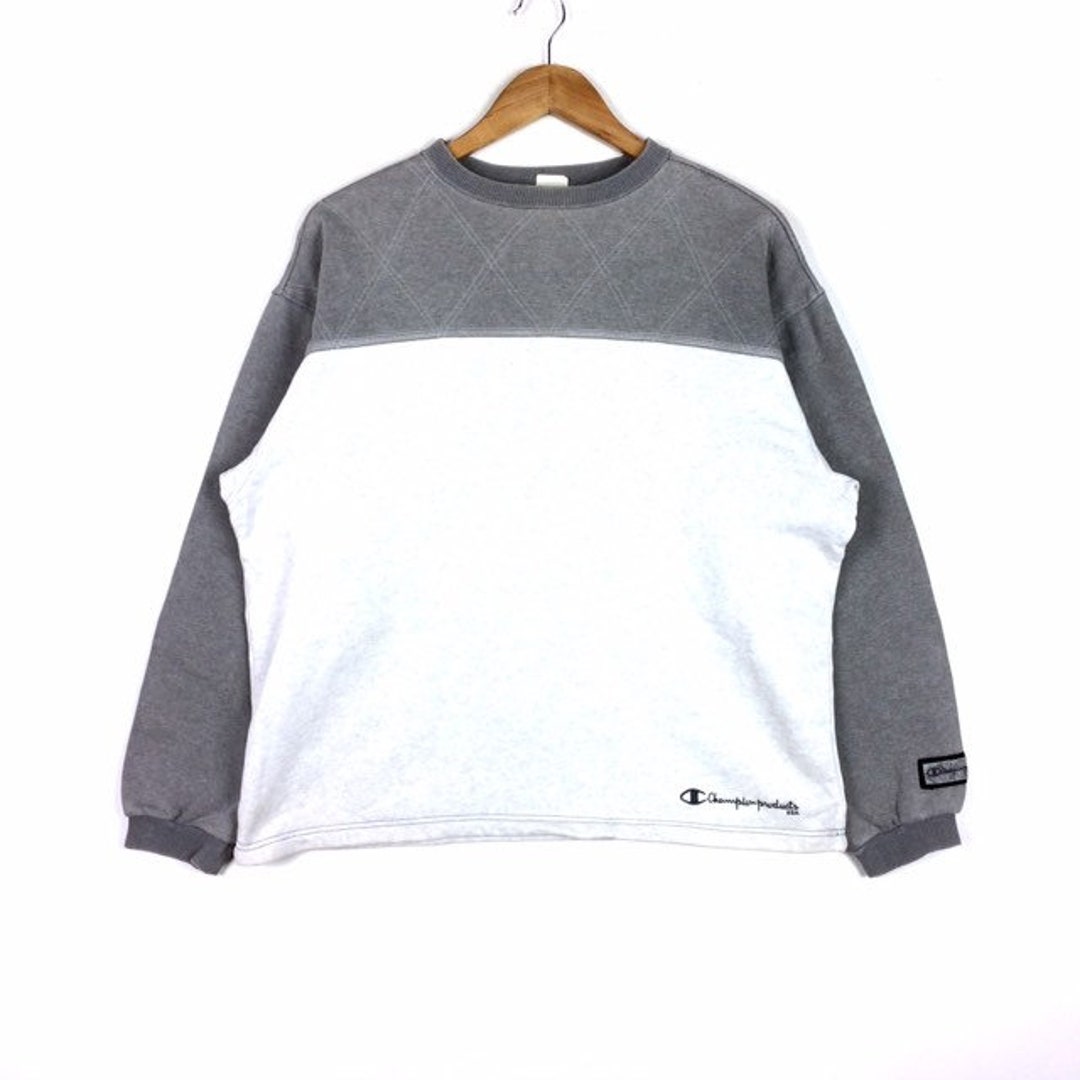 Rare!!! Vintage CHAMPION PRODUCTS USA Plain Crewneck Sweatshirt Large ...