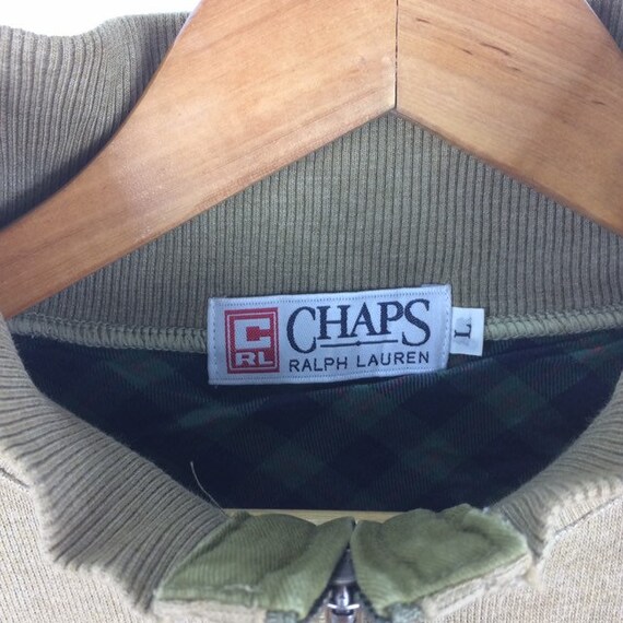 Rare!!! Vintage CHAPS RALPH LAUREN Small Logo Single … - Gem