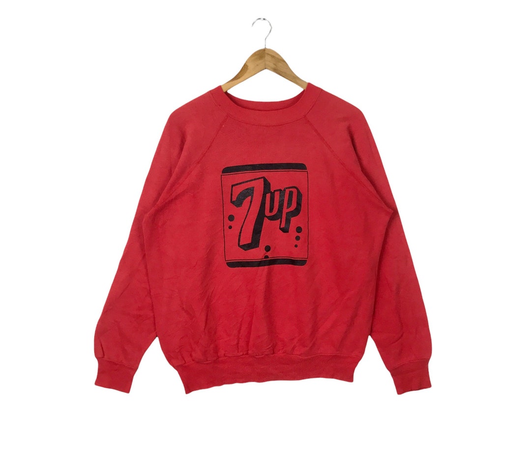 American Brand!!! Vintage SOFT DRINK 7UP Crewneck Sweatshirt Made in ...
