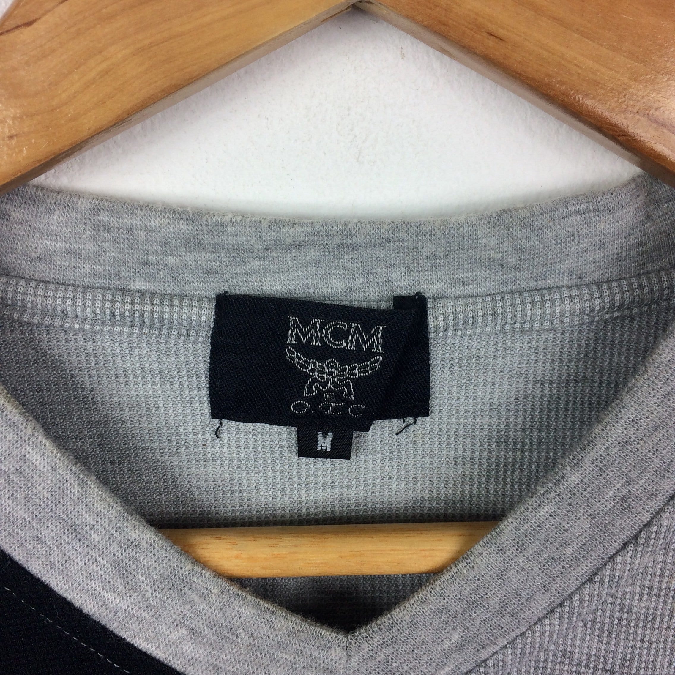 Rare!!! Vintage MODERN CREATION MUNCHEN Mcm Black and Grey T-shirt ...