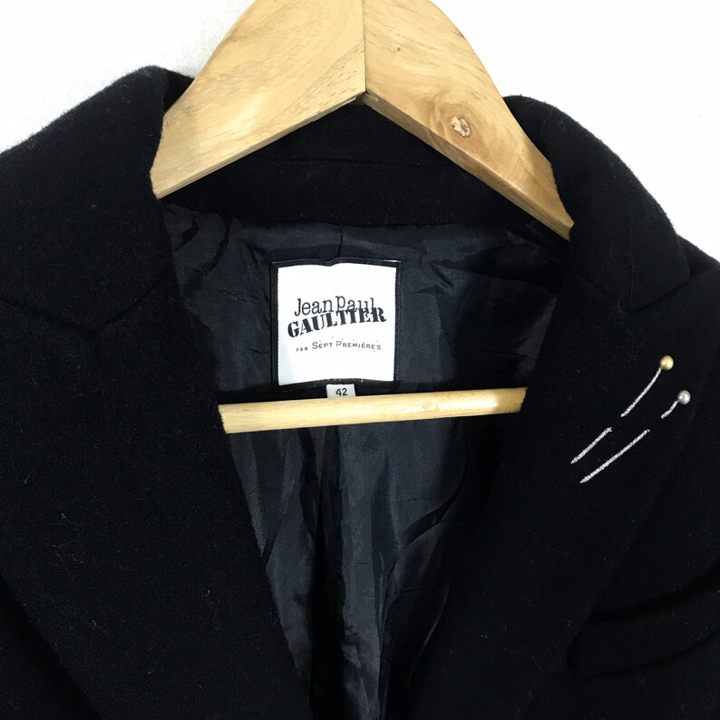 French Haute Couture and Prêt-à-porter JEAN PAUL GAULTIER for Sept Premieres Long Coat Size 42 ...