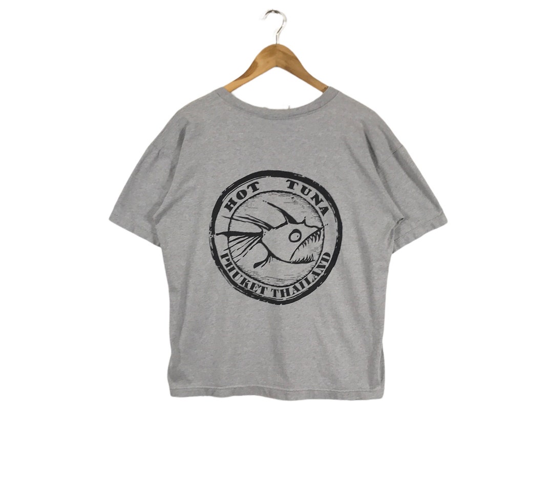 Rare!!! Vintage HOT TUNA PHUKET Thailand Surf Surfing T-shirt Grey ...