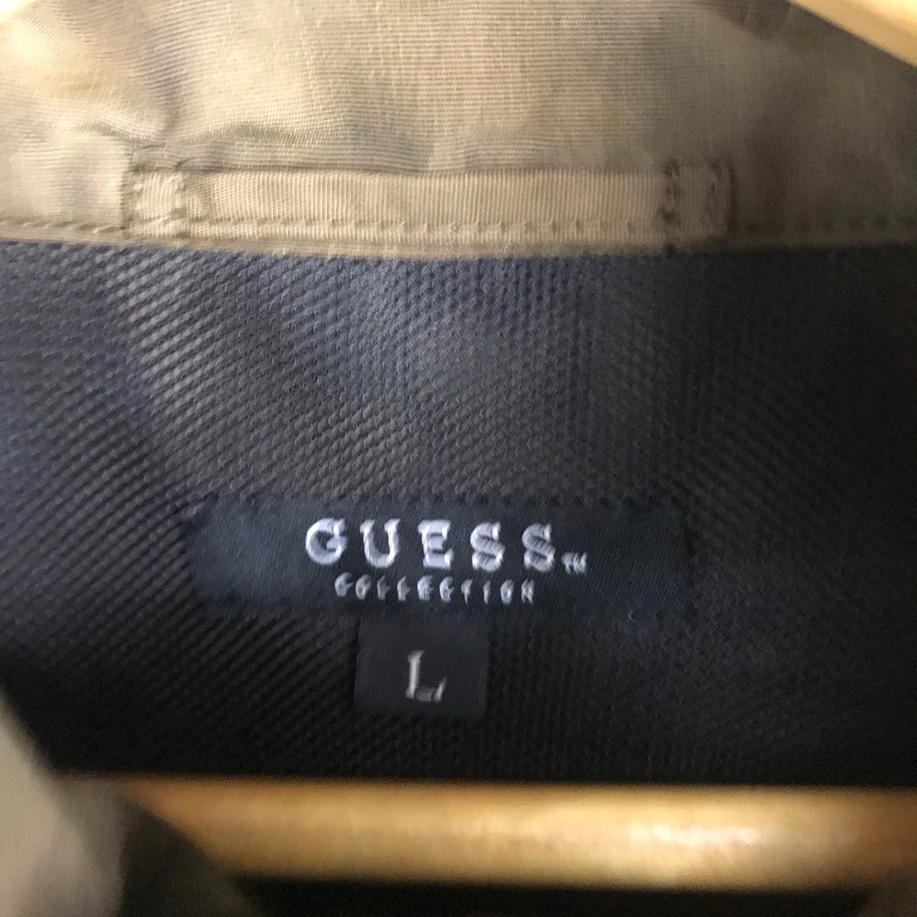 Rare!!! the Famous GUESS COLLECTION Four Packet Long Army Parka Large ...