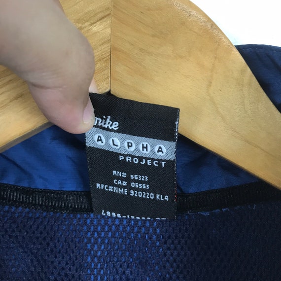 Rare!!! Vintage NIKE ALPHA PROJECT Small Swoosh Sport… - Gem