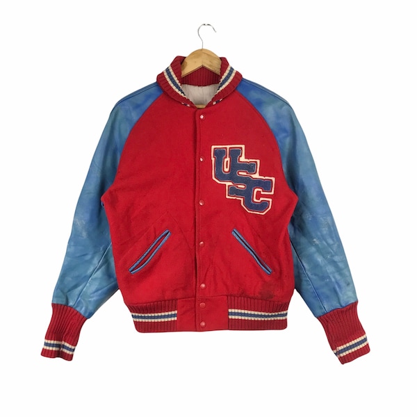 Usc Letterman Jacket - Etsy