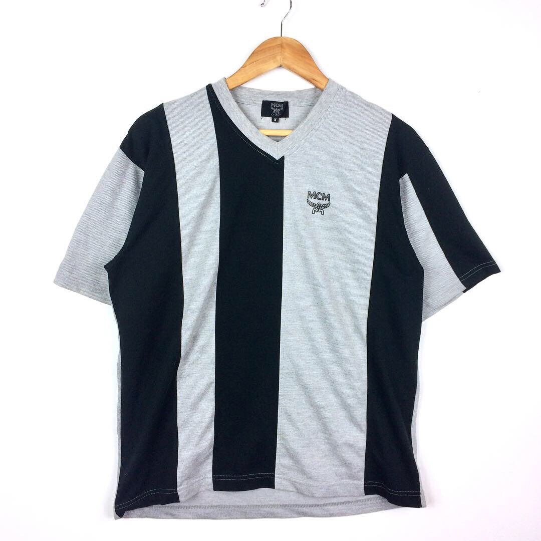 Rare!!! Vintage MODERN CREATION MUNCHEN Mcm Black and Grey T-shirt ...