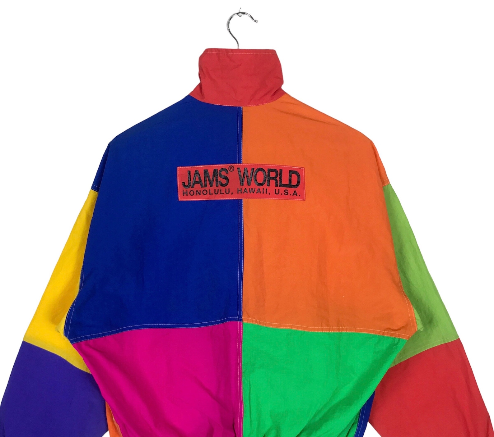 Surfer!!! Vintage JAMS WORLD HONOLULU Hawaii Color Block Multicolor ...