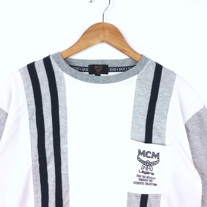 Rare!!! Vintage MODERN CREATION MUNCHEN Mcm Black and White T-shirt ...