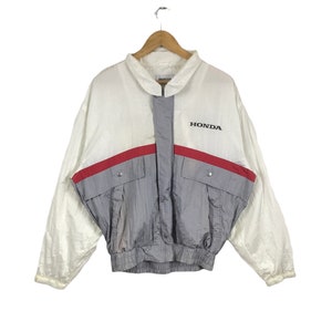 Racing Jacket!!! Vintage HONDA RACING TEAM Bomber Light Windbreaker ...