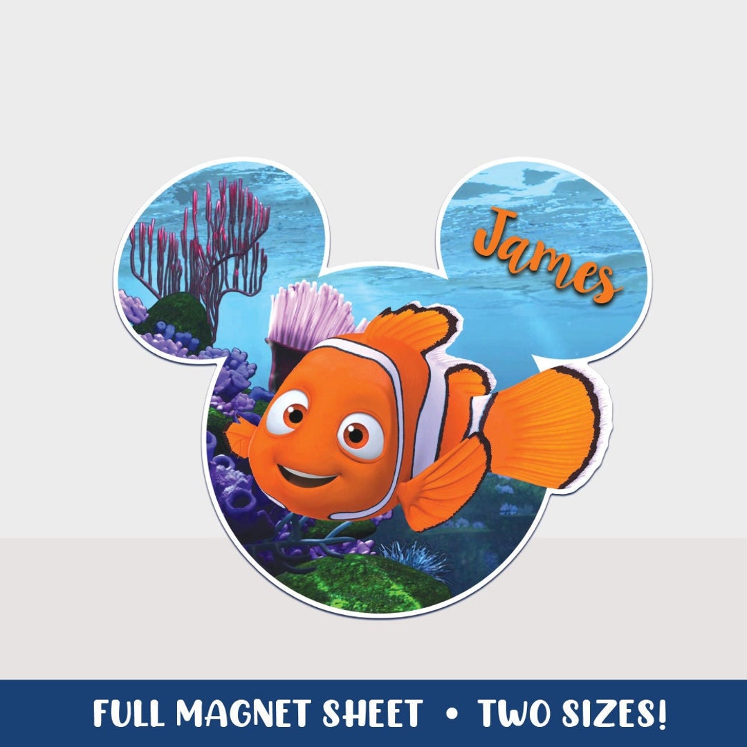 Disney Cruise Magnet, Nemo Magnet, Finding Nemo Cruise Magnet, Disney ...