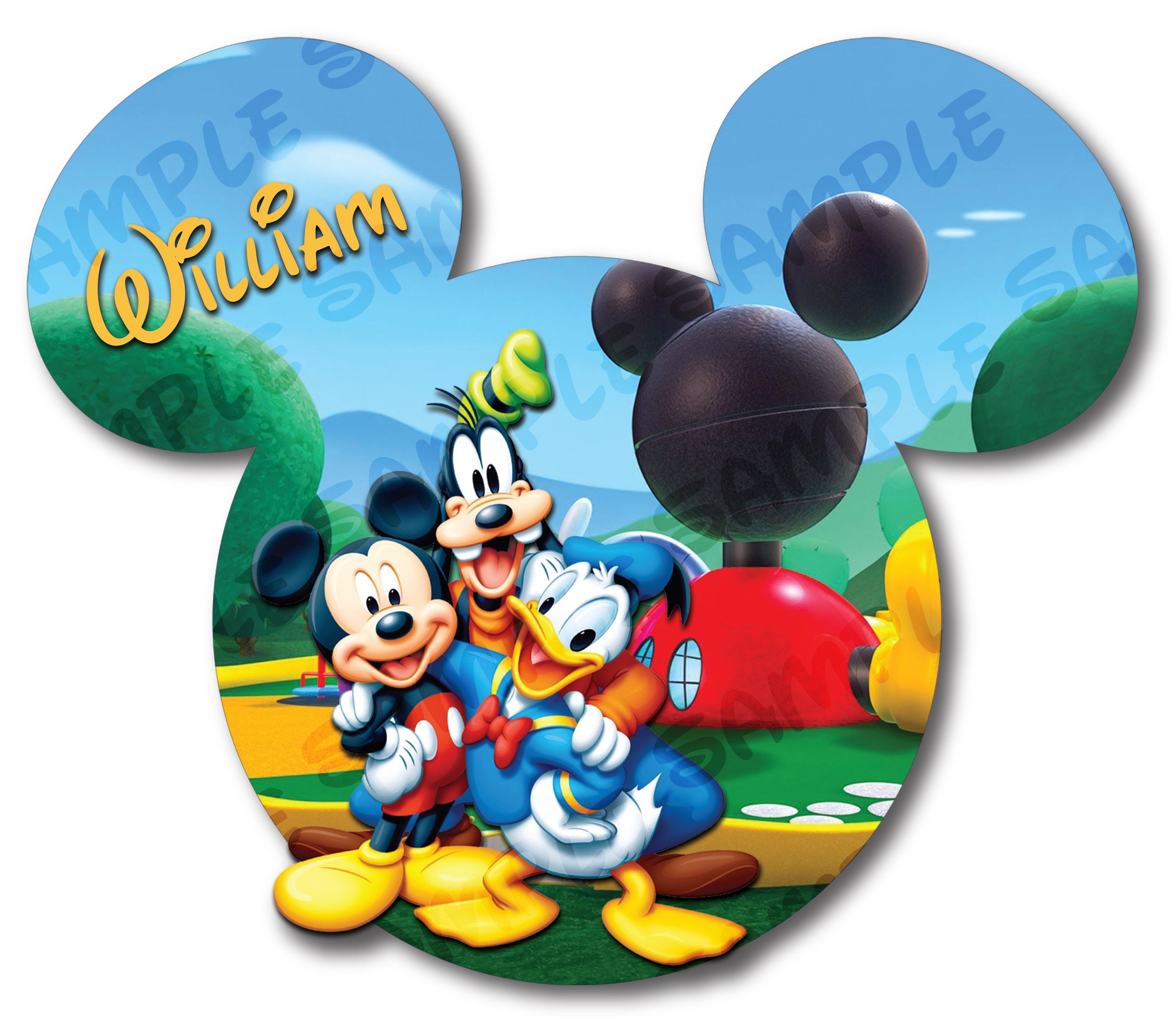 Mickey Mouse Clubhouse Door Logo