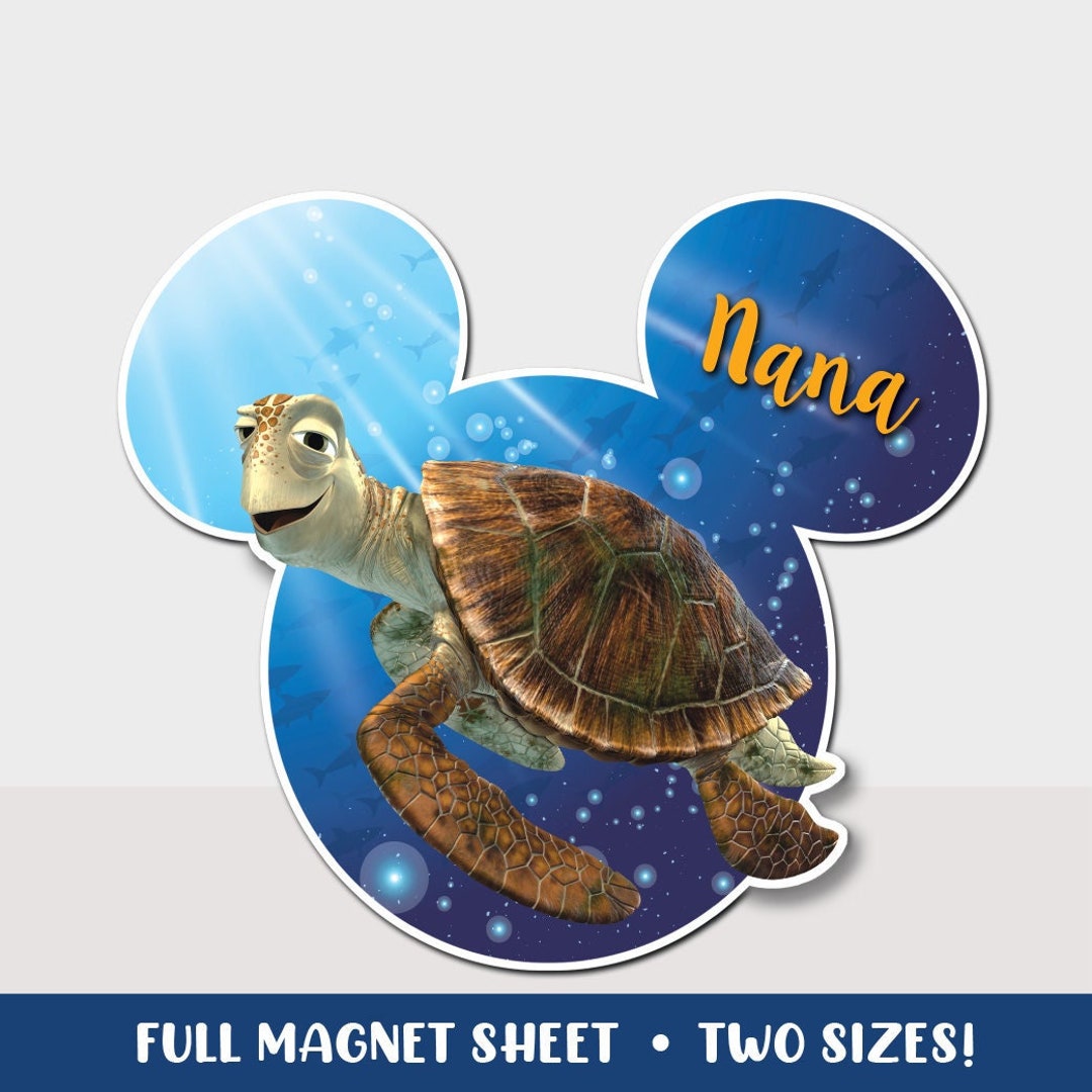 Disney Cruise Magnet, Crush Cruise Magnet, Finding Nemo Crush Magnet ...
