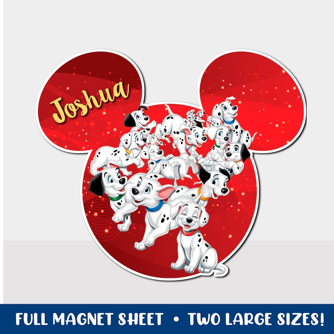 Disney Cruise Magnet, 101 Dalmatians Cruise Magnet, Disney Magnet, 101 ...