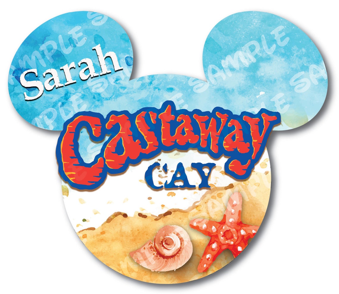 Castaway Cay Disney Cruise Door Magnet / Castawaycay Mickey | Etsy