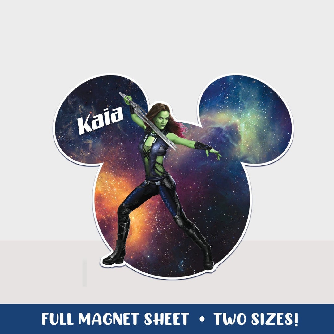 Gamora Disney Cruise Door Magnet / Guardians of the Galaxy / Gamora ...