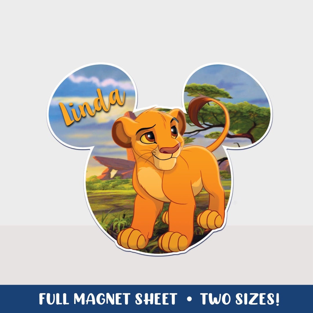 Disney Cruise Door Magnet, Simba Cruise Magnet, the Lion King Magnet ...