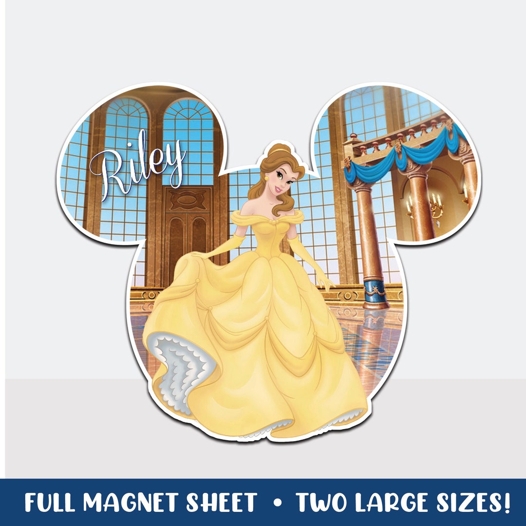 Disney Cruise Magnet, Princess Belle Magnet, Belle Cruise Magnet ...