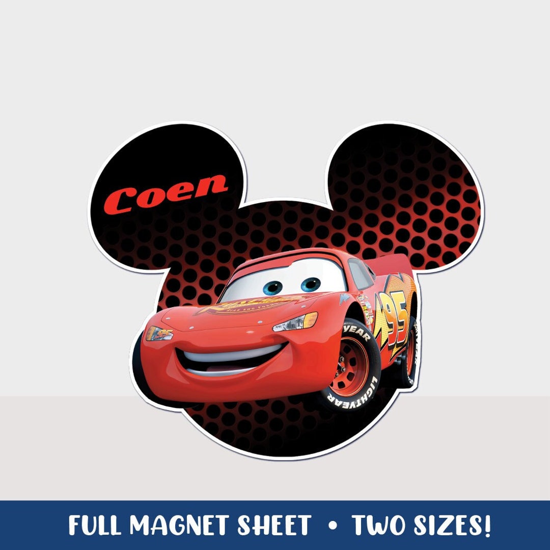 Disney Cruise Magnet, Lightning Mcqueen Cars Disney Cruise Magnet, DCL ...