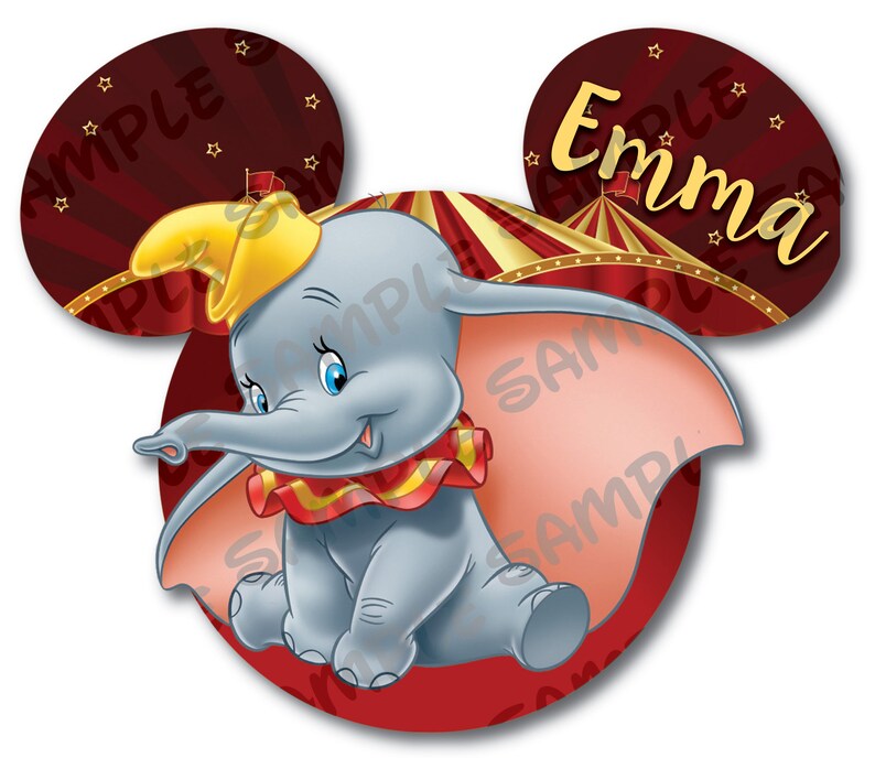 Dumbo Disney Cruise Door Magnet / Dumbo Mickey Ears | Etsy