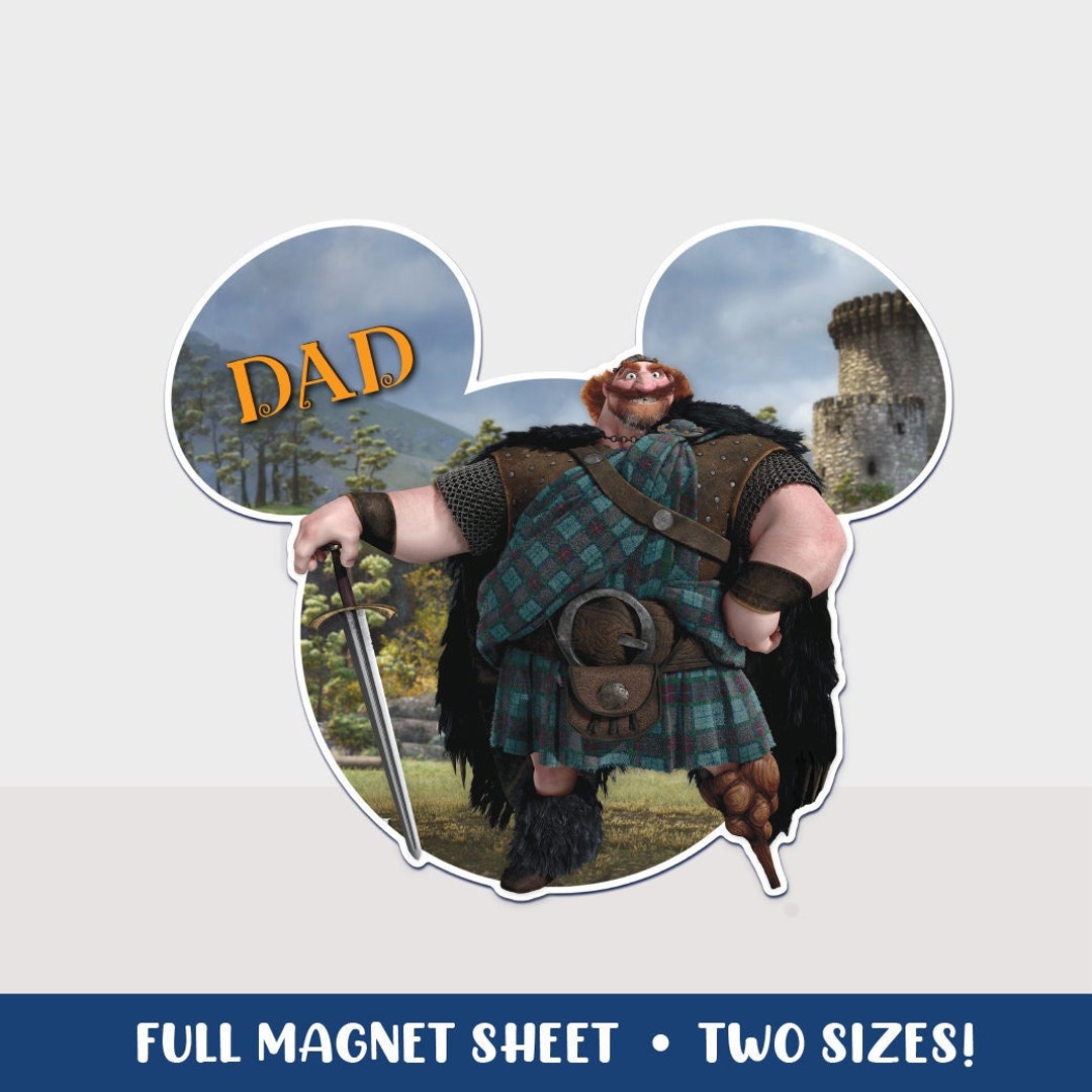 Disney Cruise Magnet, King Fergus Magnet, Merida, Brave Magnet, DCL ...