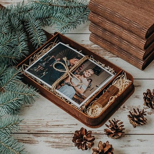 10 5x7 Presentation Box for 5x7 Photo Packaging With Compartment and 3. ...