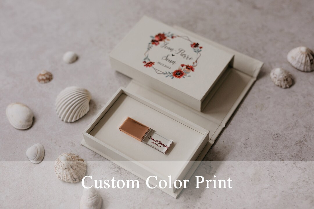 Custom Color Print on USB or Box - Etsy