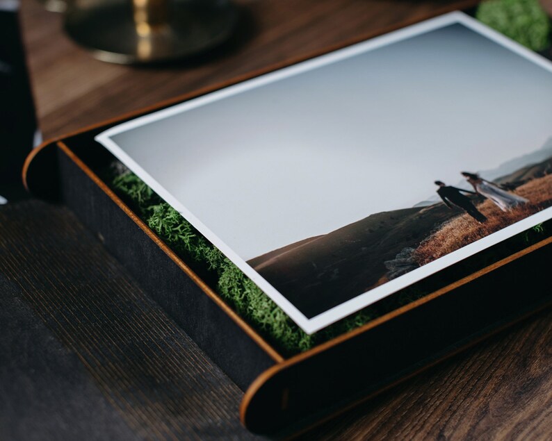 10 6x8 Wood Print Box 6x8 Photo Box for Photos and USB - Etsy
