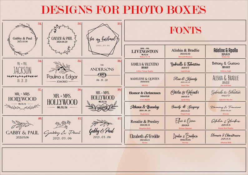10 5x7 Presentation Box for 5x7 Photo Packaging With Compartment and 3. ...