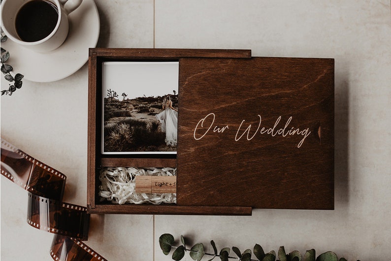 4x6 Wood Print Box 4x6 Photo Box for Photos and USB Drive - Etsy