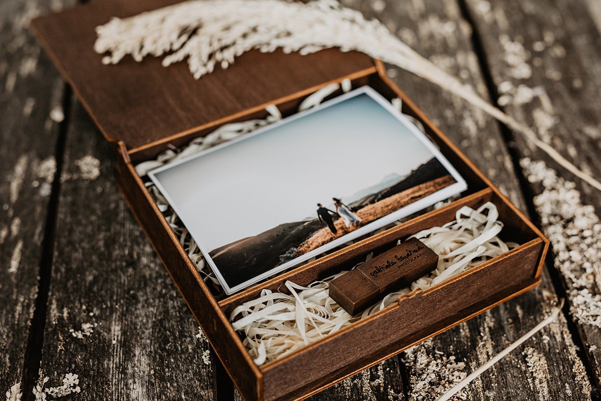 10 4x6 Wood Print Box | 4x6 Photo Box for Photos and USB Drive (15x10 ...