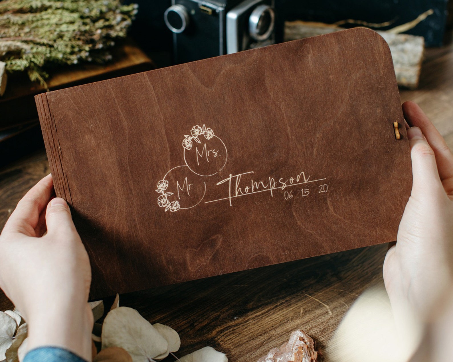 6x8 Wedding Album Box and USB Flash Drive 3.0 6x8 Box for | Etsy