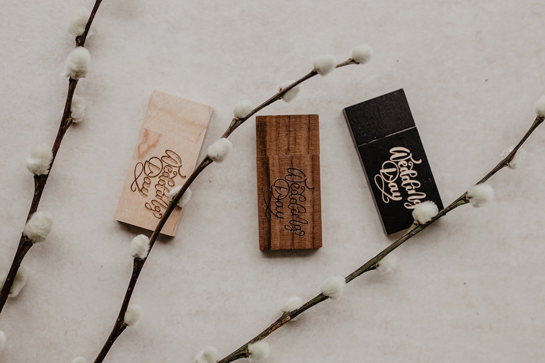 Wedding USB Flash Drive 3.0 | 8gb - 16gb - 32gb Custom Thumb Drive ...