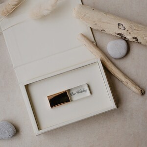 Personalized USB Box and Crystal USB Drive Wedding USB Box - Etsy