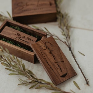 Fast Wood 3.0 USB Drive With a Matching Wooden Box Personalized USB Box ...