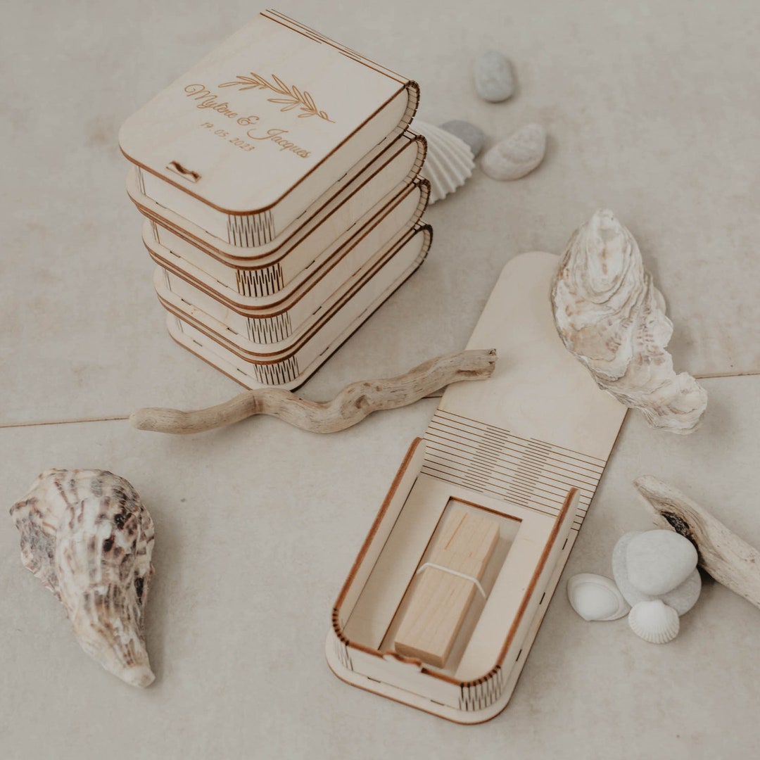 USB Box With Wooden USB Flash Drive 3.0 | Custom Personalized Engraved ...