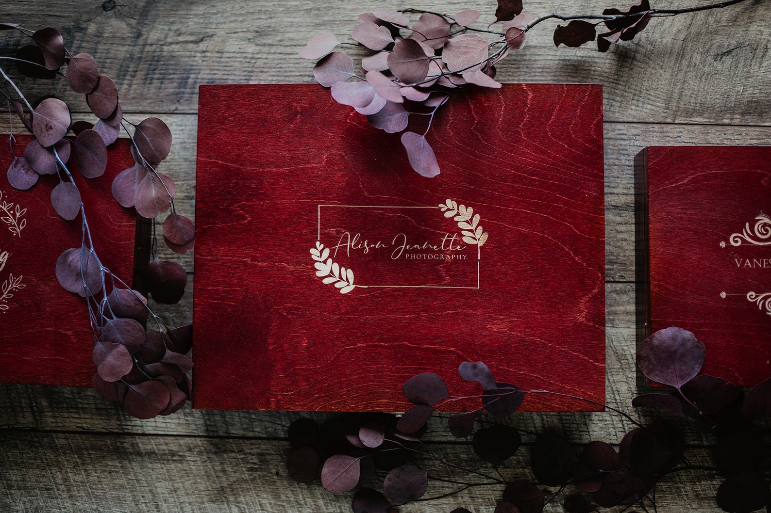 11x14 Wedding Album Box | Mahogany 35x28 Cm Photo Album Box | Wedding ...