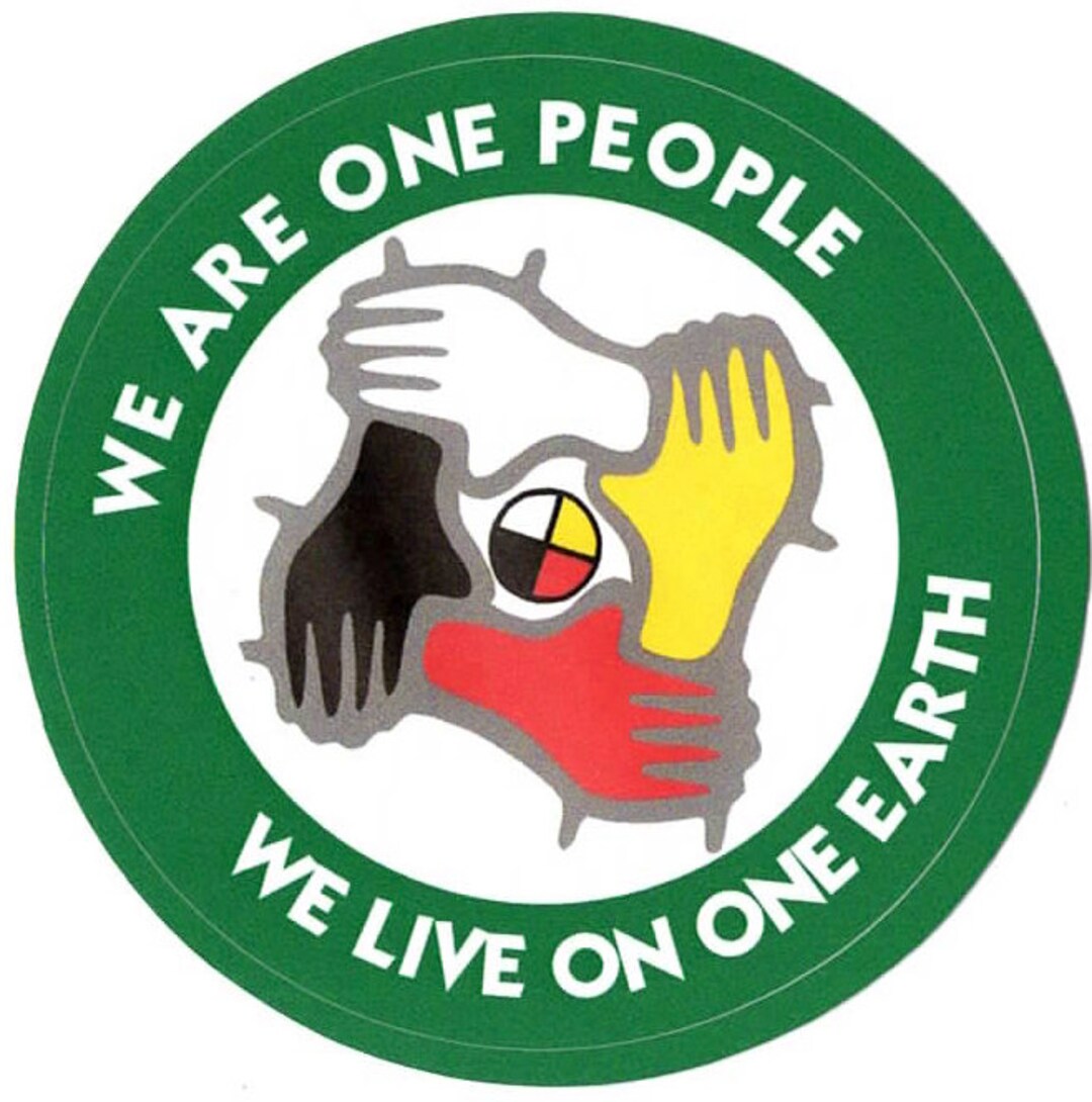 3.5" ONE PEOPLE Sticker - Etsy