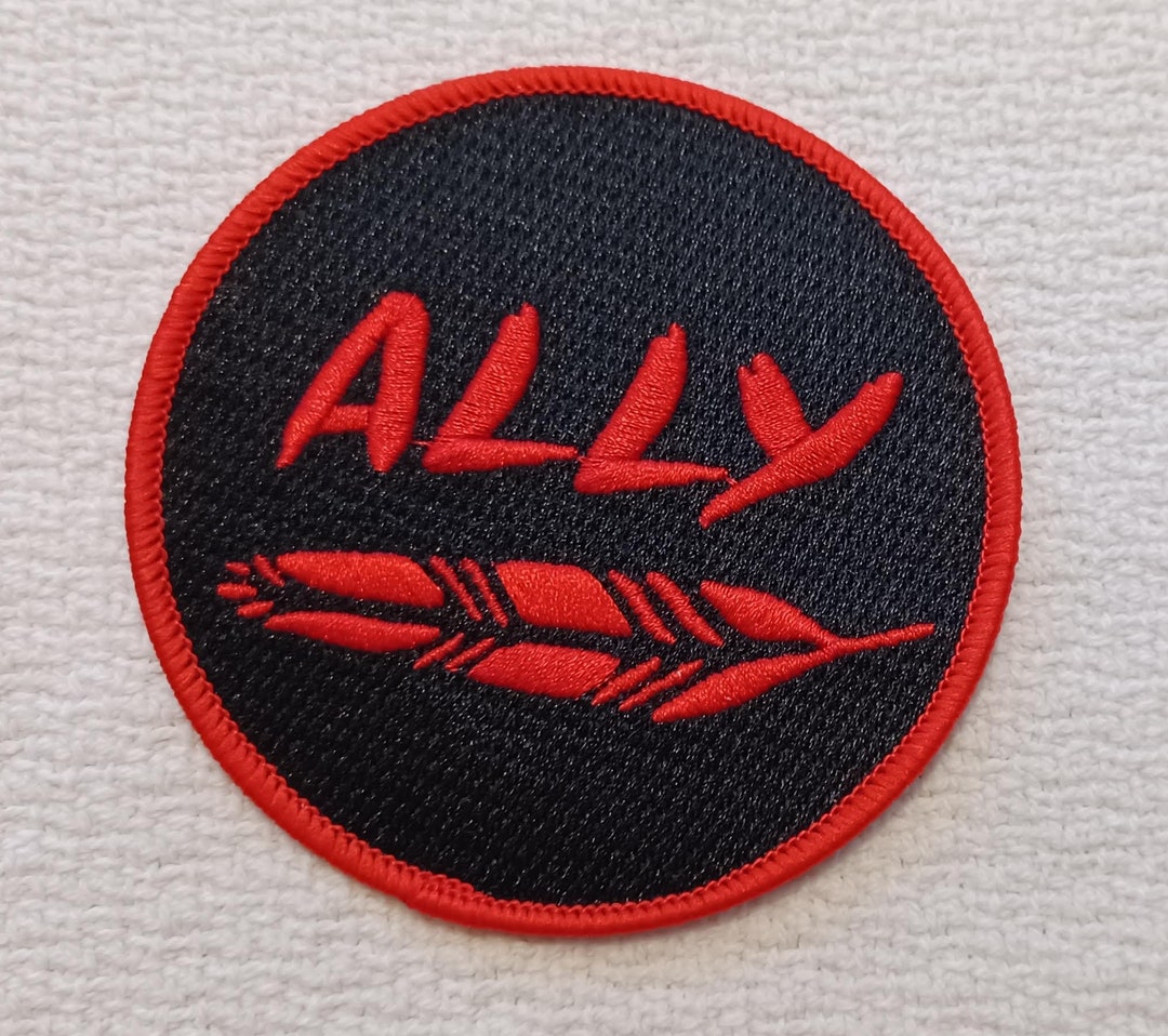 3.5" ALLY Sew On-iron on Embroidered Patch - Etsy